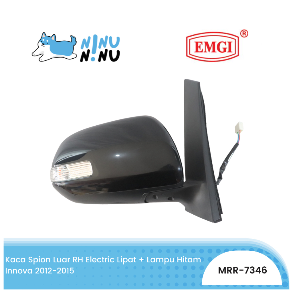 Toyota Innova Folding Electric Rear View Mirror 2012 - 2015 Emgi Lamp ...
