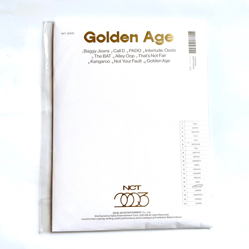 [READY] Nct 2023 Album - Golden Age (collecting ver) TAEYONG JAEHYUN DOYOUNG TAEIL JUNGWOO YUTA ...