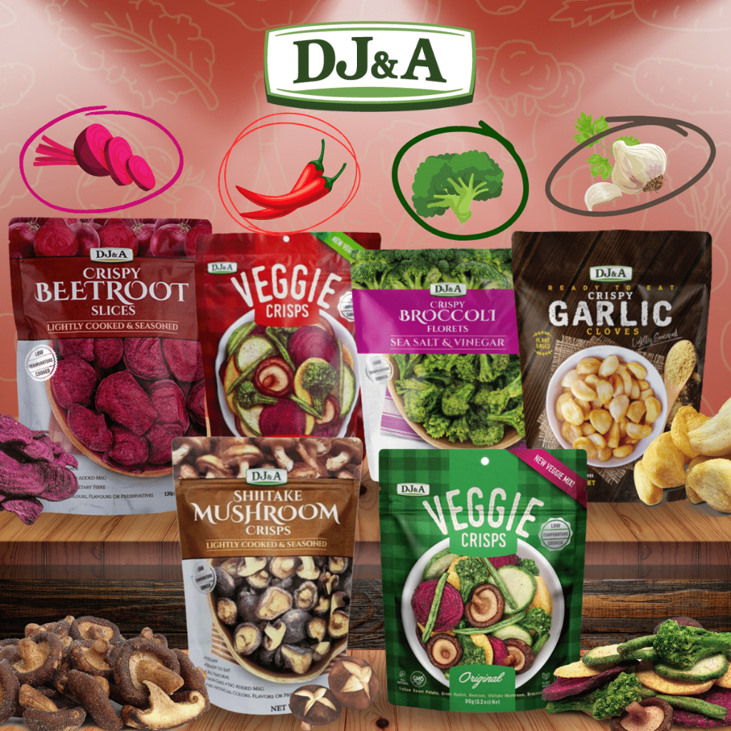 Dj & A Crispy Snack Crispy Vegetable Snacks Ready to Eat Imported 1 ...