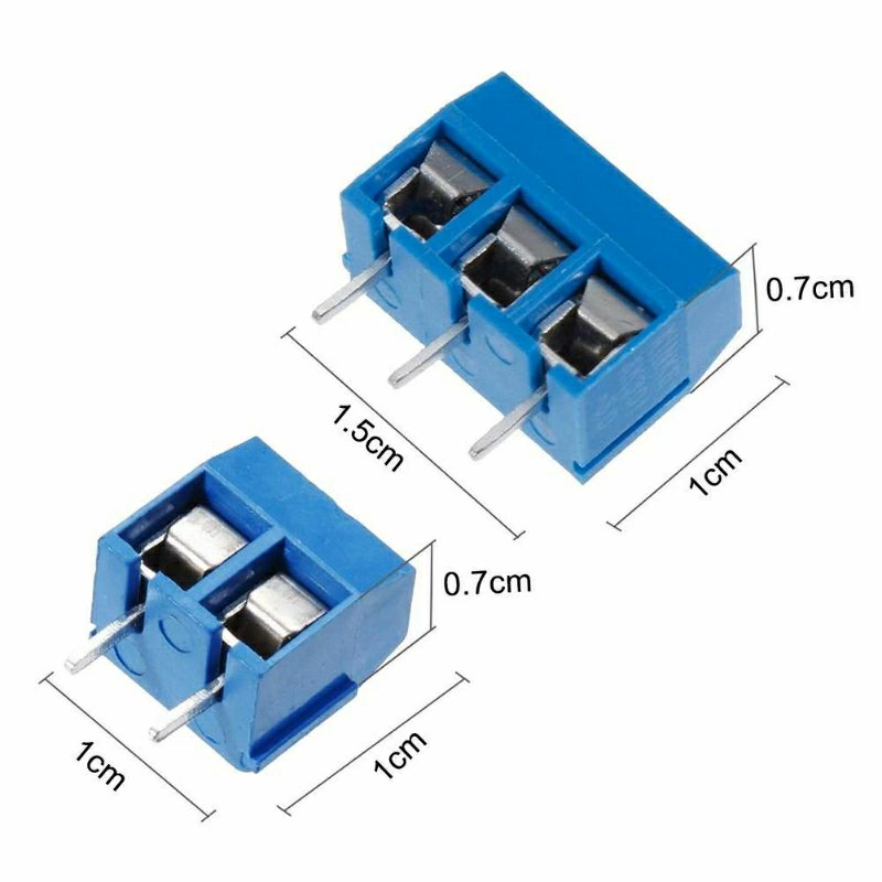 Terminal Block 5mm 2Pin 3Pin PCB Terminal Block Connector | Shopee Malaysia