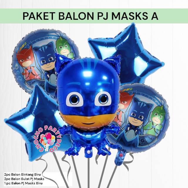 Pj Masks A Balloon Package/PJ Masks Catboy Owlette Genko Birthday ...