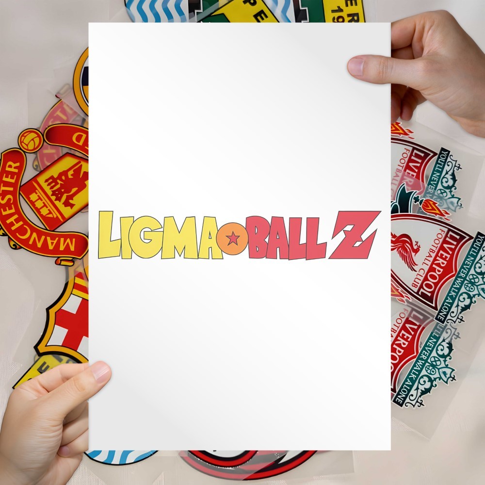 Dtf Digital Print Screen Printing Logo Parody Dragon Ball Z Ligma Ready ...