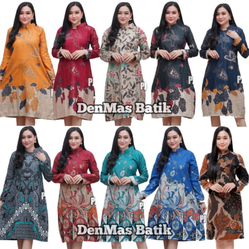 Jumbo Women's Batik Tunic M L XL XXXL Contemporary | Shopee Malaysia