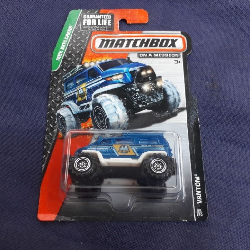 Diecast Matchbox Mbx Explorers Vantom Blue Mbx Arctic | Shopee Malaysia