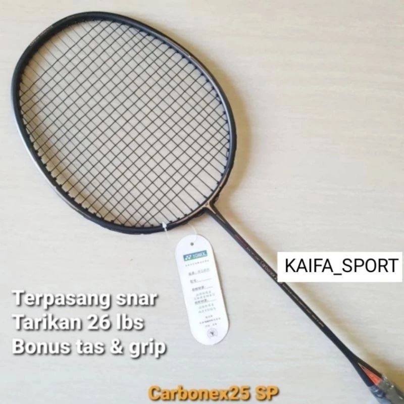 Carbonex 21SP & 25SP TENSION 26lbs BADMINTON Racket | Shopee Malaysia