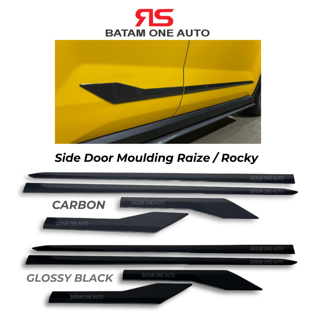 Boa - Daihatsu Rocky Toyota Raize Side Door Molding / Side Body Trim ...