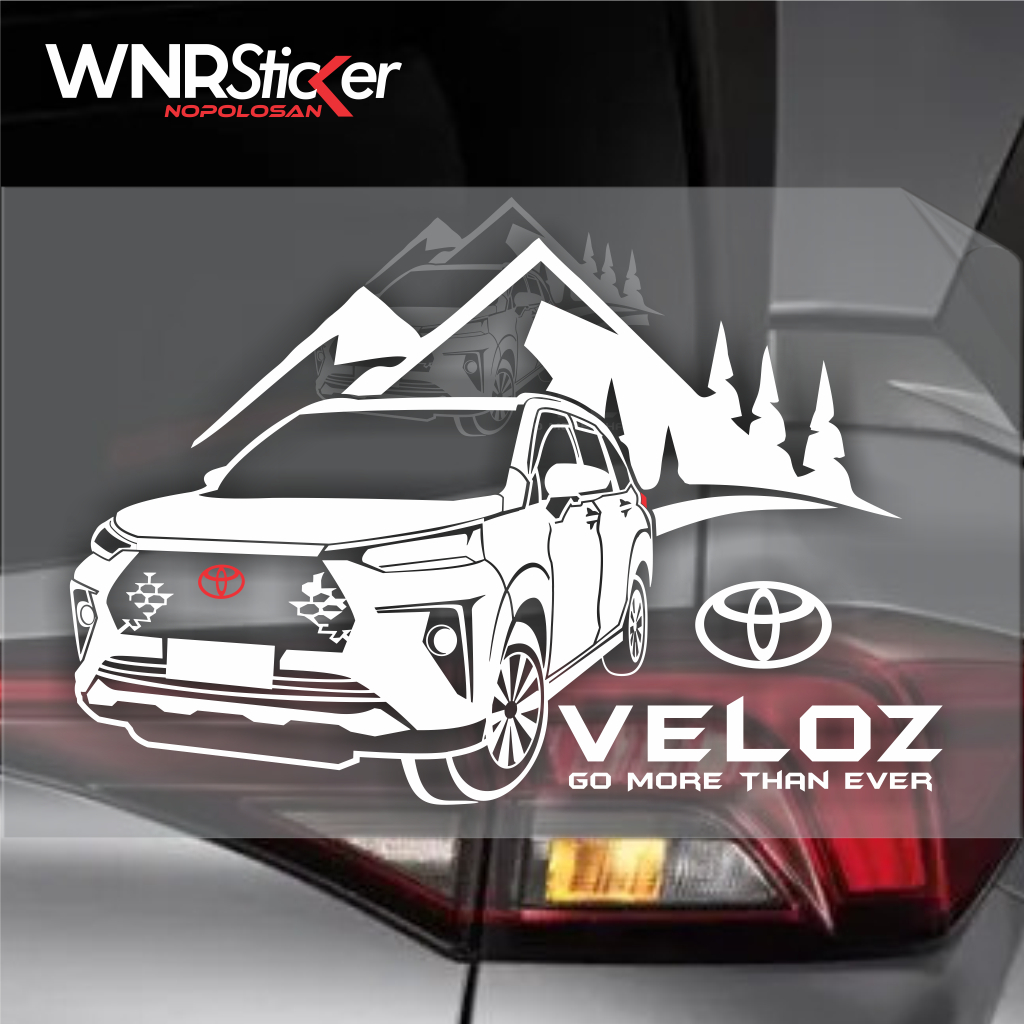 The Latest All New Veloz Car Glass Variation Sticker | Shopee Malaysia