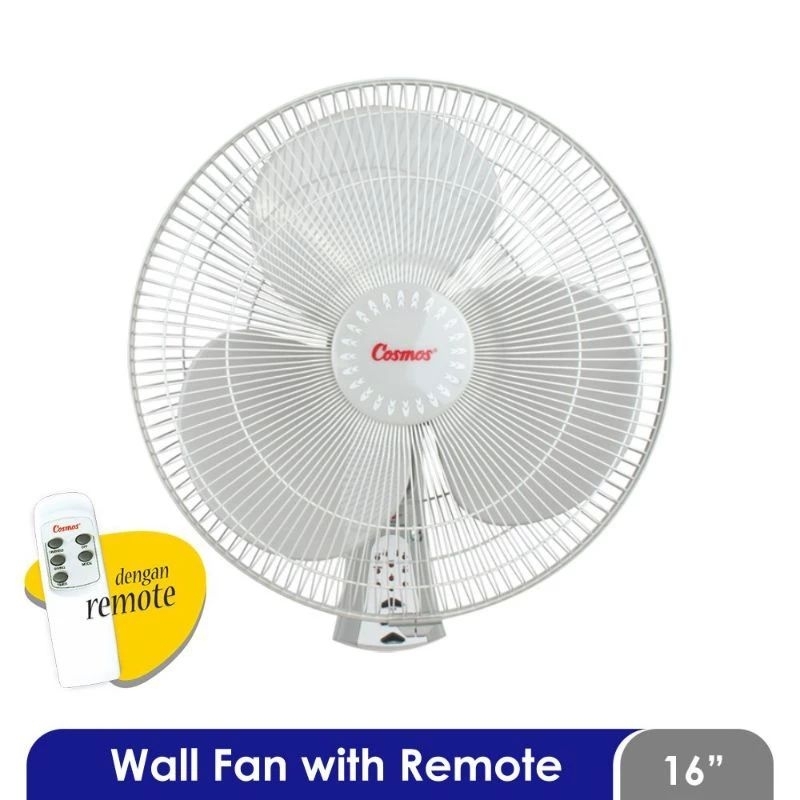 Cosmos Wall Fan 16 Inch Wall Fan Remote 16 WFCR Official Guarantee ...