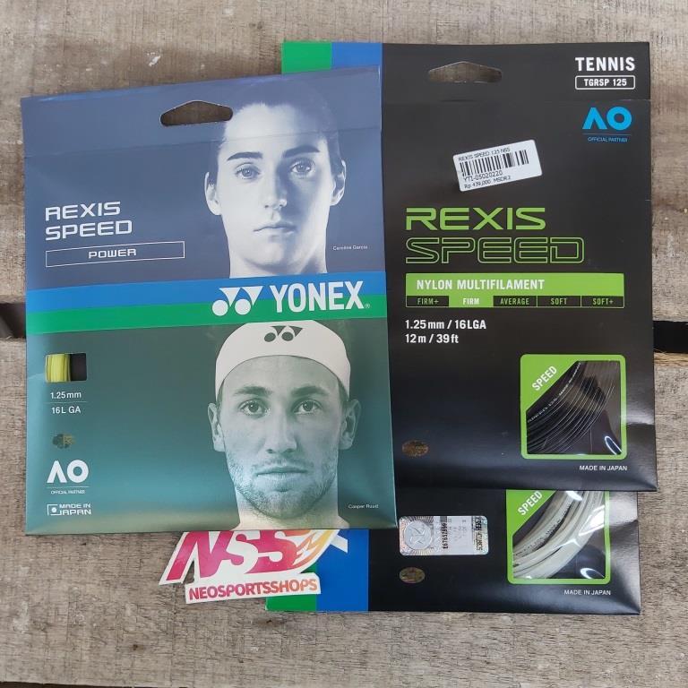 Original Yonex Rexis Speed Tennis Racket Strings | Shopee Malaysia