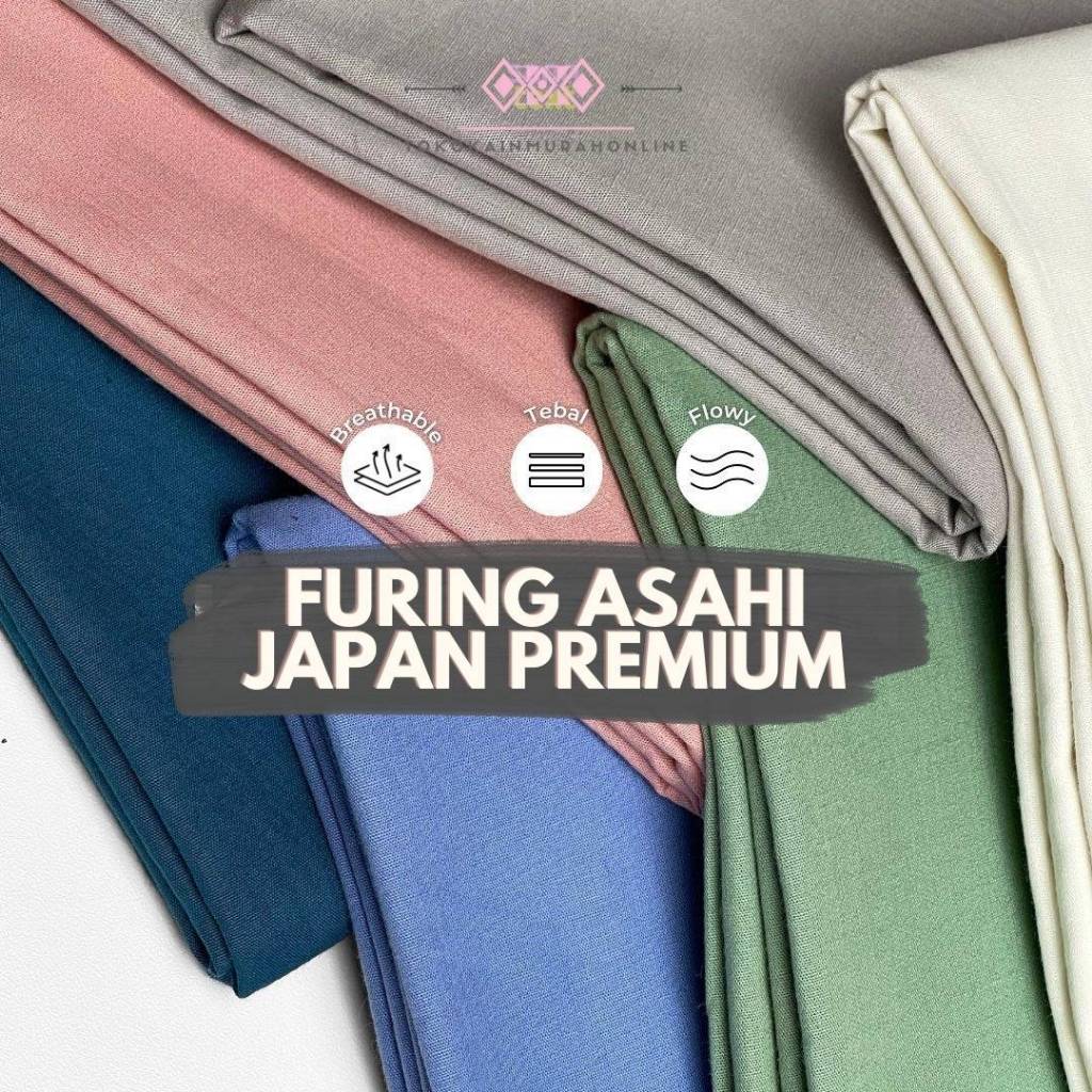 Original Premium Japanese Asahi Furing Fabric 100% Super Silk 44 ...