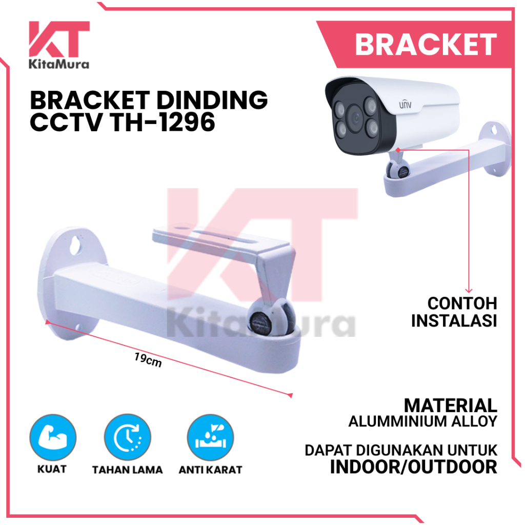 Indoor & Outdoor CCTV Camera Wall Bracket TH-1296 | Shopee Malaysia