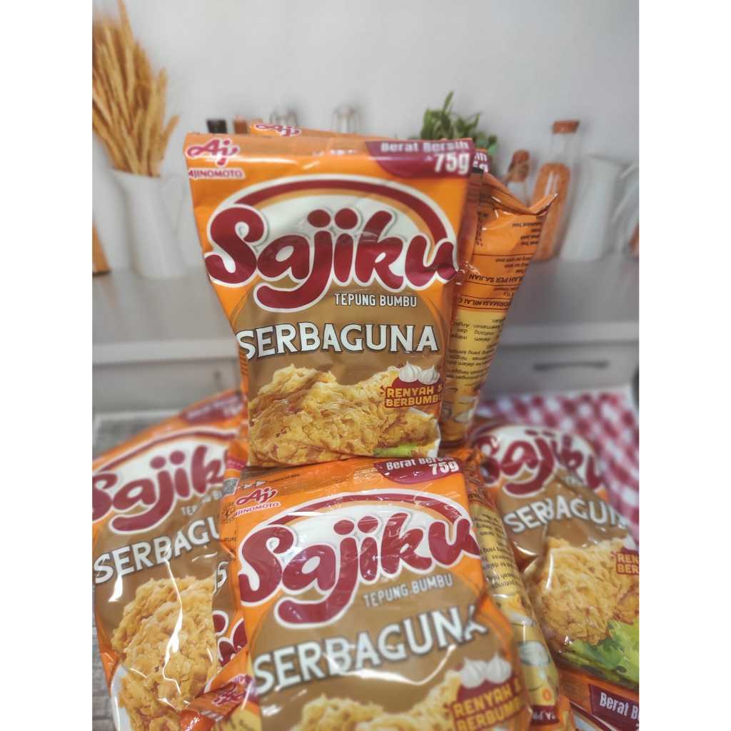 Sajiku Multipurpose Seasoned Flour 75 grams [sold per sachet] | Shopee ...