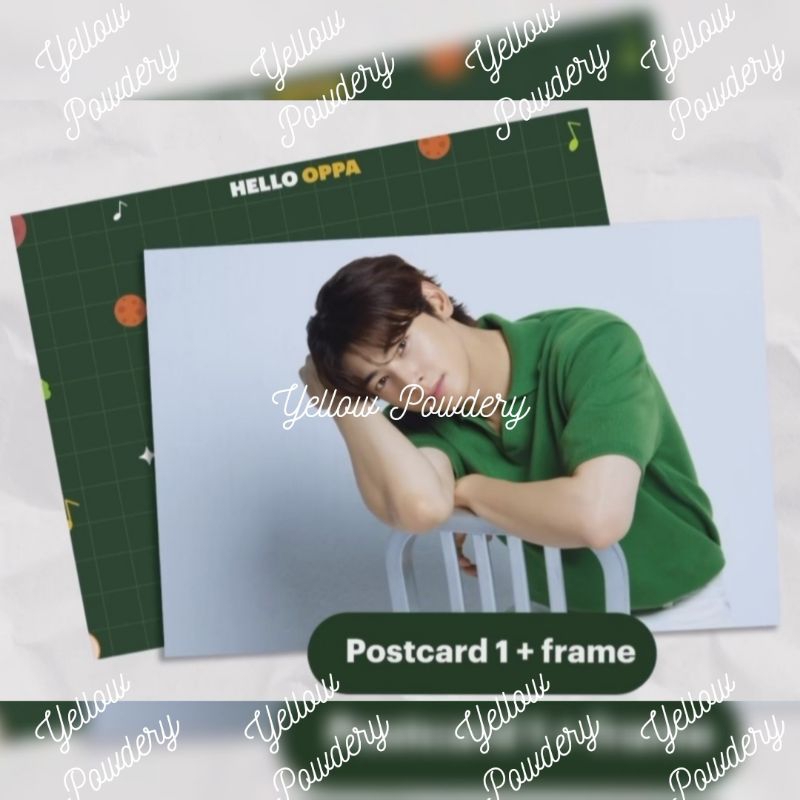 READY POSTCARD + FRAME STANDEE CHA EUNWOO ASTRO SUBWAY LIMITED EDITION INDONESIA HELLO OPPA ...