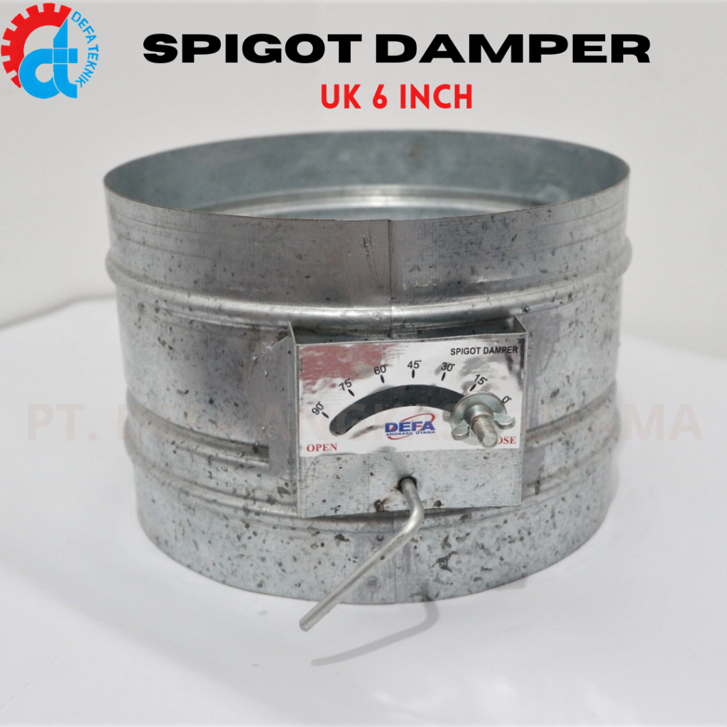 Spigot DAMPER/ Ducting/ Spigot Installation uk 6 inch (150 mm) | Shopee ...