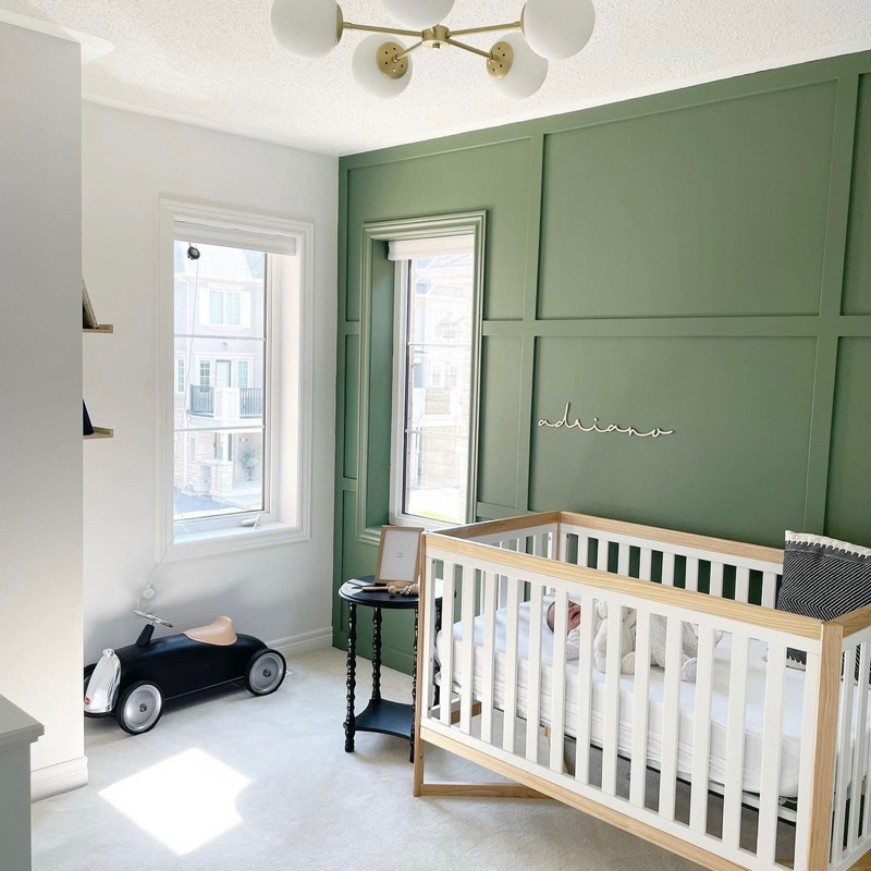 HIJAU Wall Batten HMR MDF Green Wall Panels Molding Molding aesthetic ...