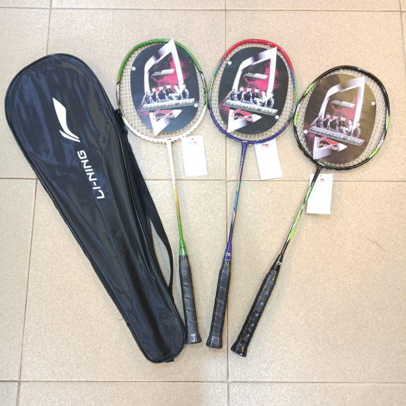 Li-ning badminton Racket full cover Compound/badminton reket Li-Ning ...