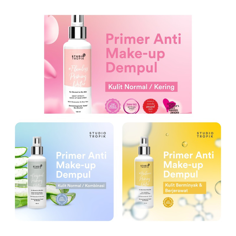 Tropical STUDIO PRIMING WATER 150ml | Shopee Malaysia