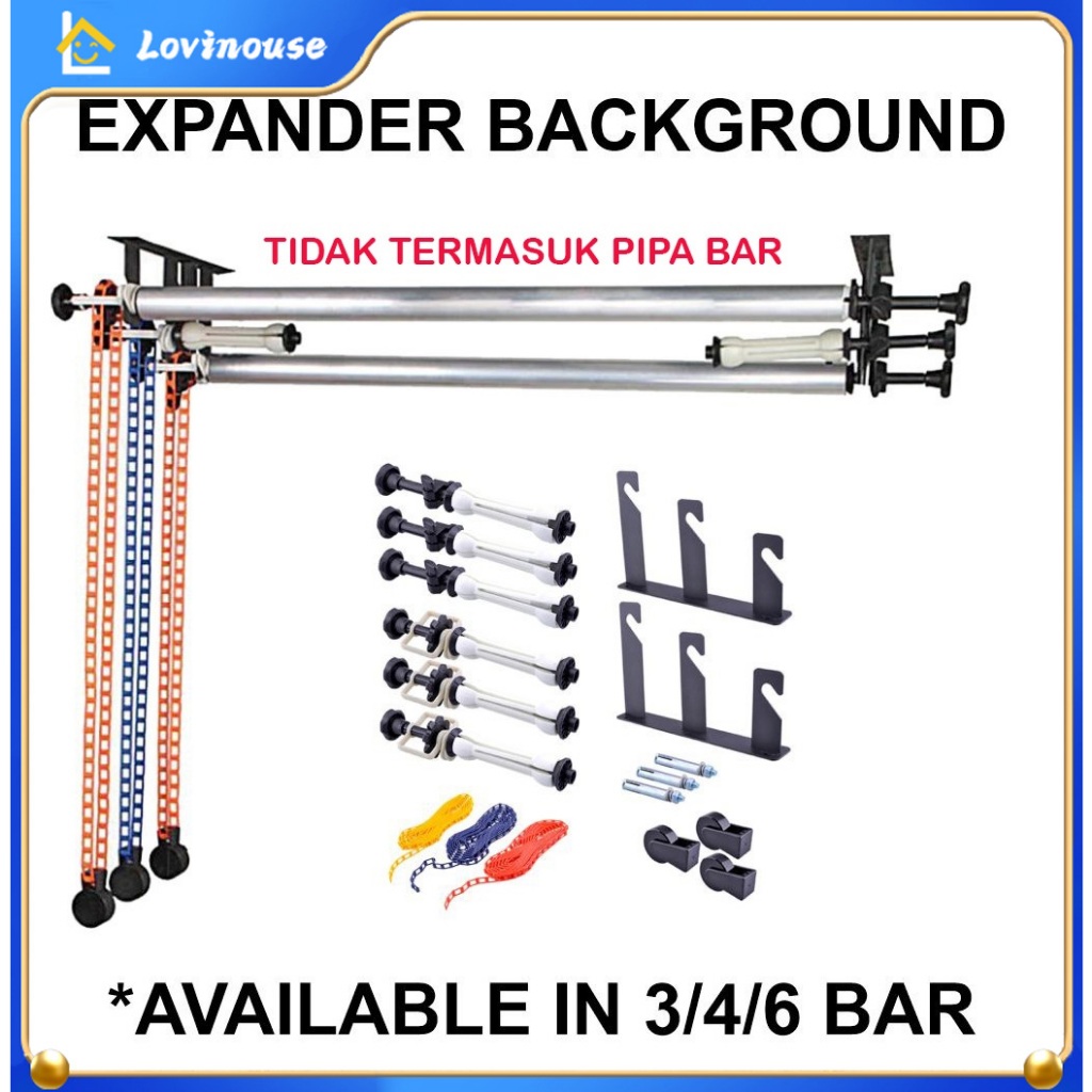 LAYAR Ready + Tripod Can Expander Background 3 sets Backdrop Screen 3 ...