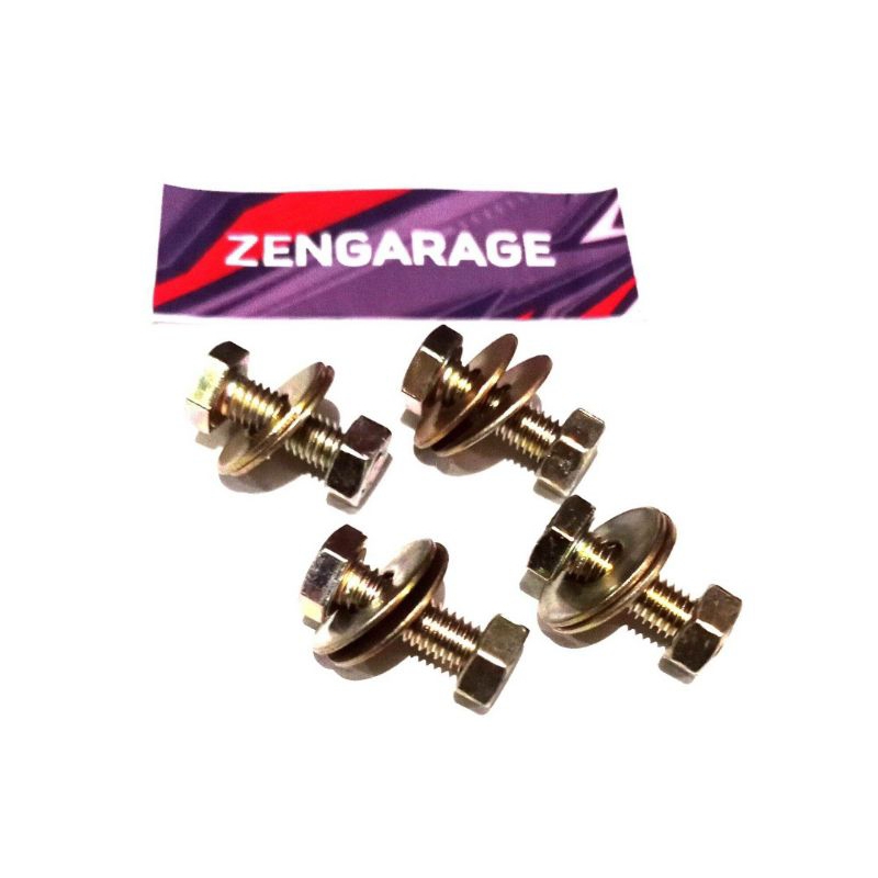 Universal Front And Rear Number Plate Bolt Bolt Bolt SET | Shopee Malaysia