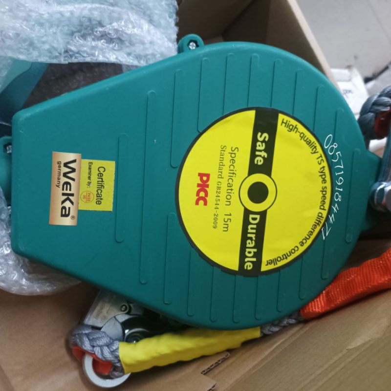 Safety belt self retractable wire rope 150kg safety Equipment - sling ...