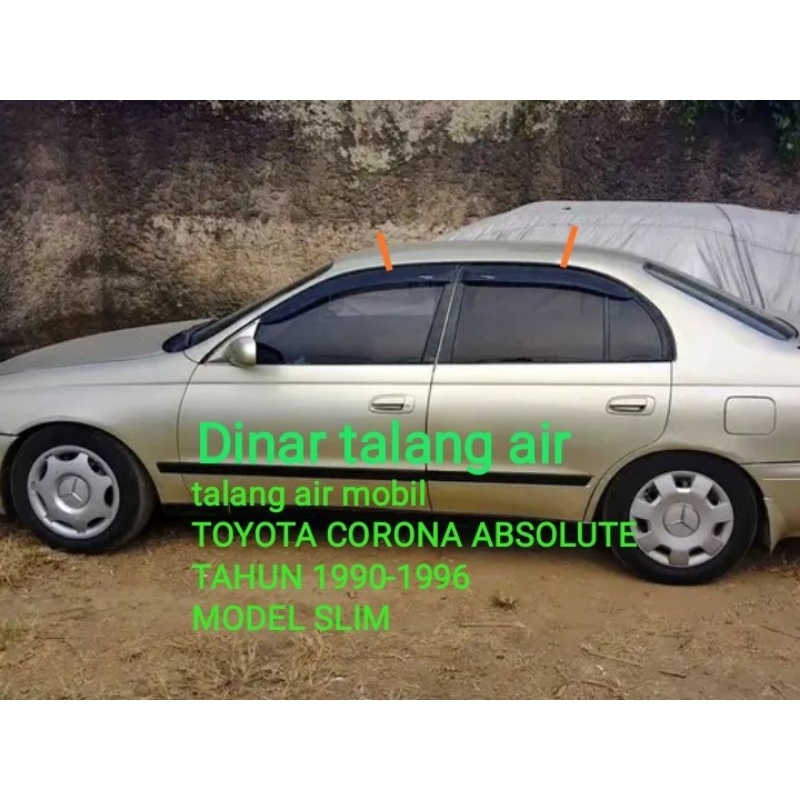 Toyota CORONA ABSOLUTE Car Gutter 1990-1996 SLIM 4 Door MODEL | Shopee ...