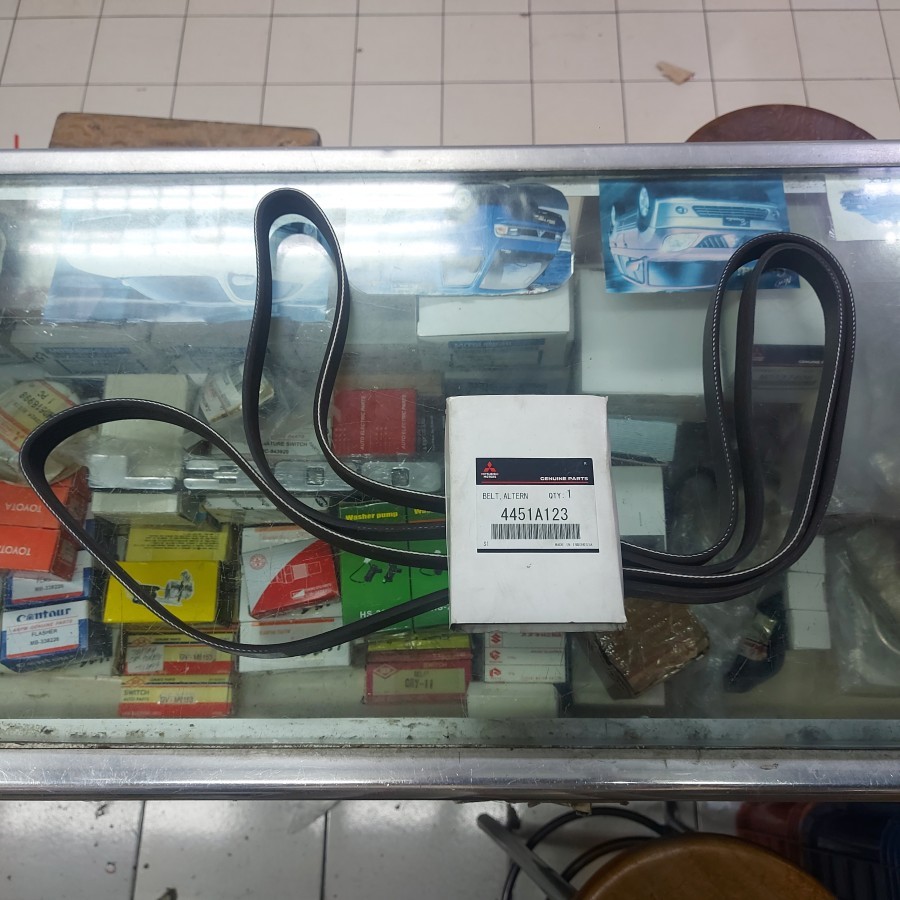 Fan belt delica Fan Strap delica 4451A123 original Mitsubishi | Shopee ...