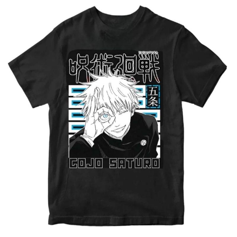 JUJUTSU KAISEN GOJO SATORU T-shirt Vintage T-shirt | Shopee Malaysia