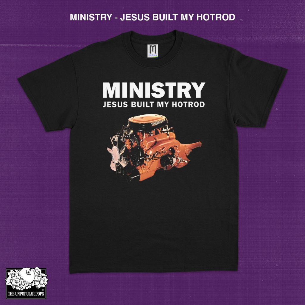 Ministry Band T-Shirt - Jesus Built My Hotrod Black | Shopee Malaysia