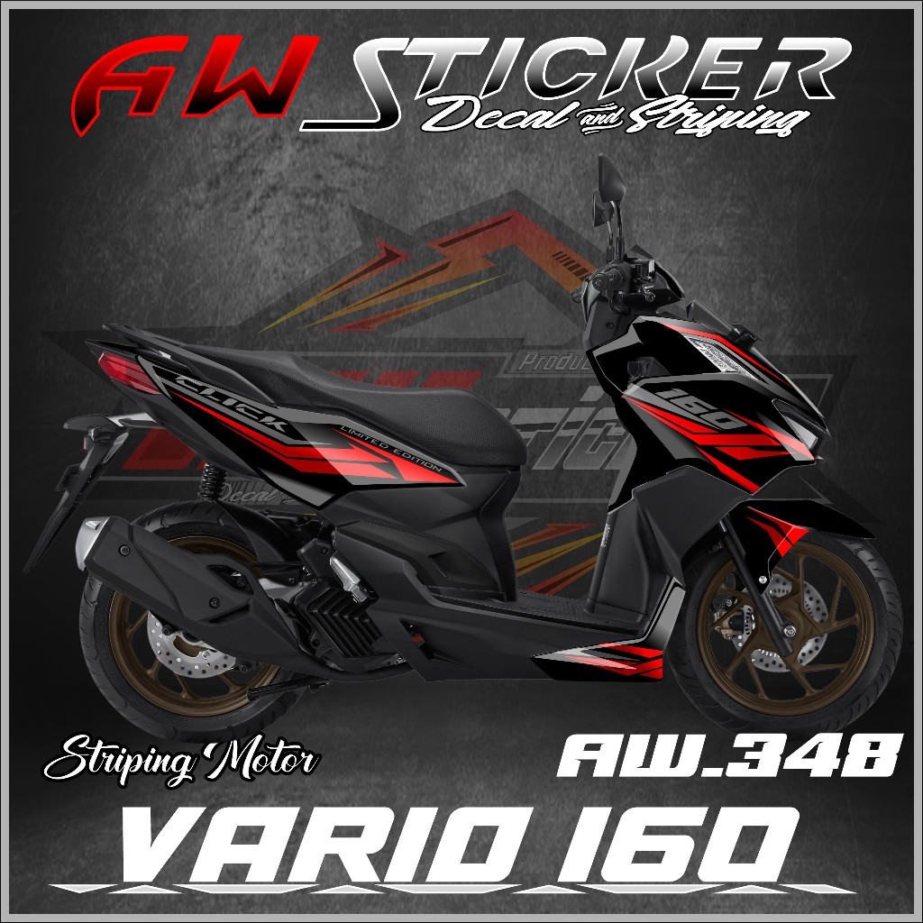 Sticker Striping Vario 160 abs cbs Sticker Vario 160 Simple Racing ...