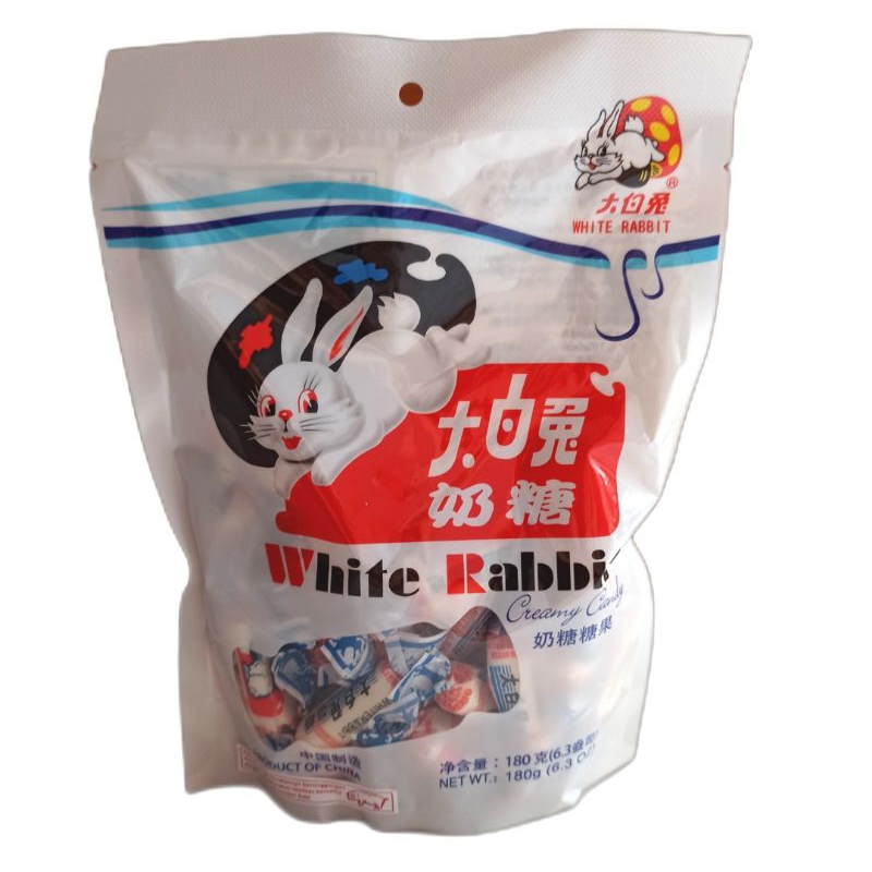 White Rabbit Old School Milk Candy Pack 180g / White Rabbit Milk Candy ...