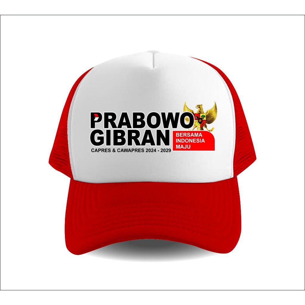 Premium PRABOWO TRUCKER HAT - GIBRAN CAPRES - CAWAPRES 2024 - PRABOWO ...