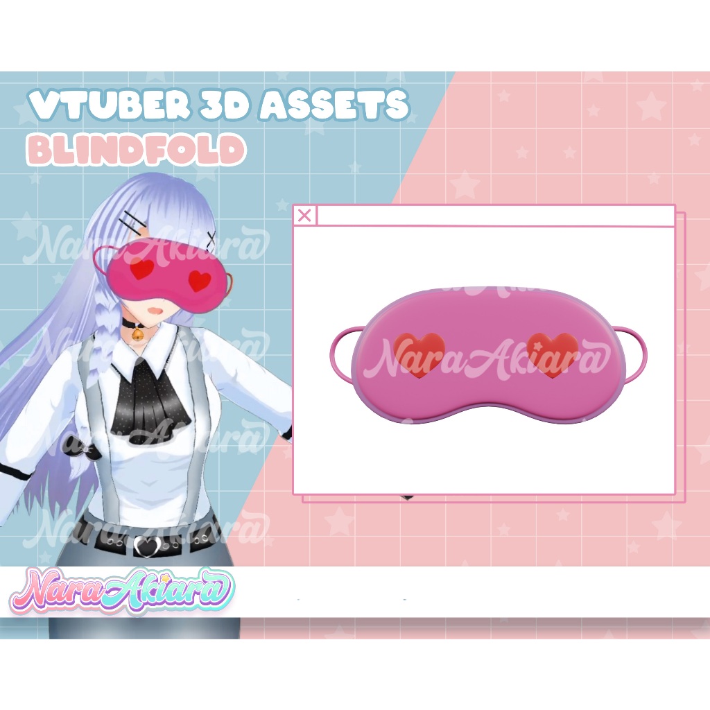 MATA Look Different In Streaming With Vroid 3D Eye Patch Accessories ...