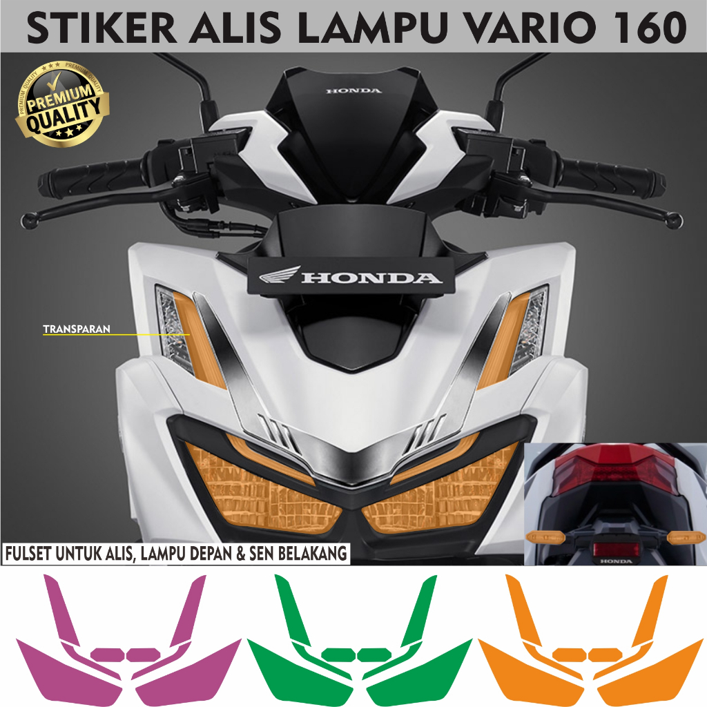 Vario 160 Eyebrow Sticker/vario 160 Headlight And Rear Signal Eyebrow ...