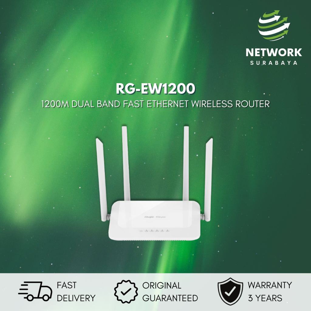 Ruijie REYEE RG-EW1200 WIFI 5 MESH SOHO WIFI ROUTER | Shopee Malaysia