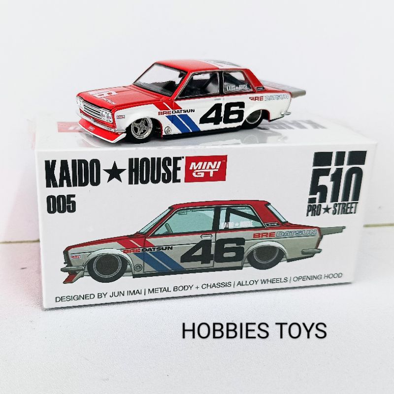 Kaido House Mini GT 005 1971 BRE Datsun 510 Pro Street BRE510 V1 ...