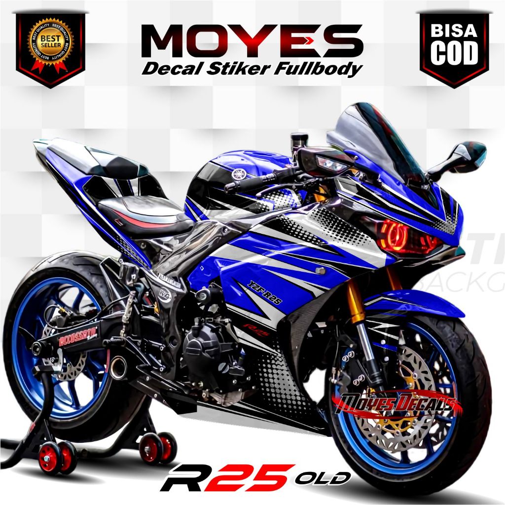 R25 Decal Fullbody Variation Sticker Yamaha R25 Design Motiv Racing ...