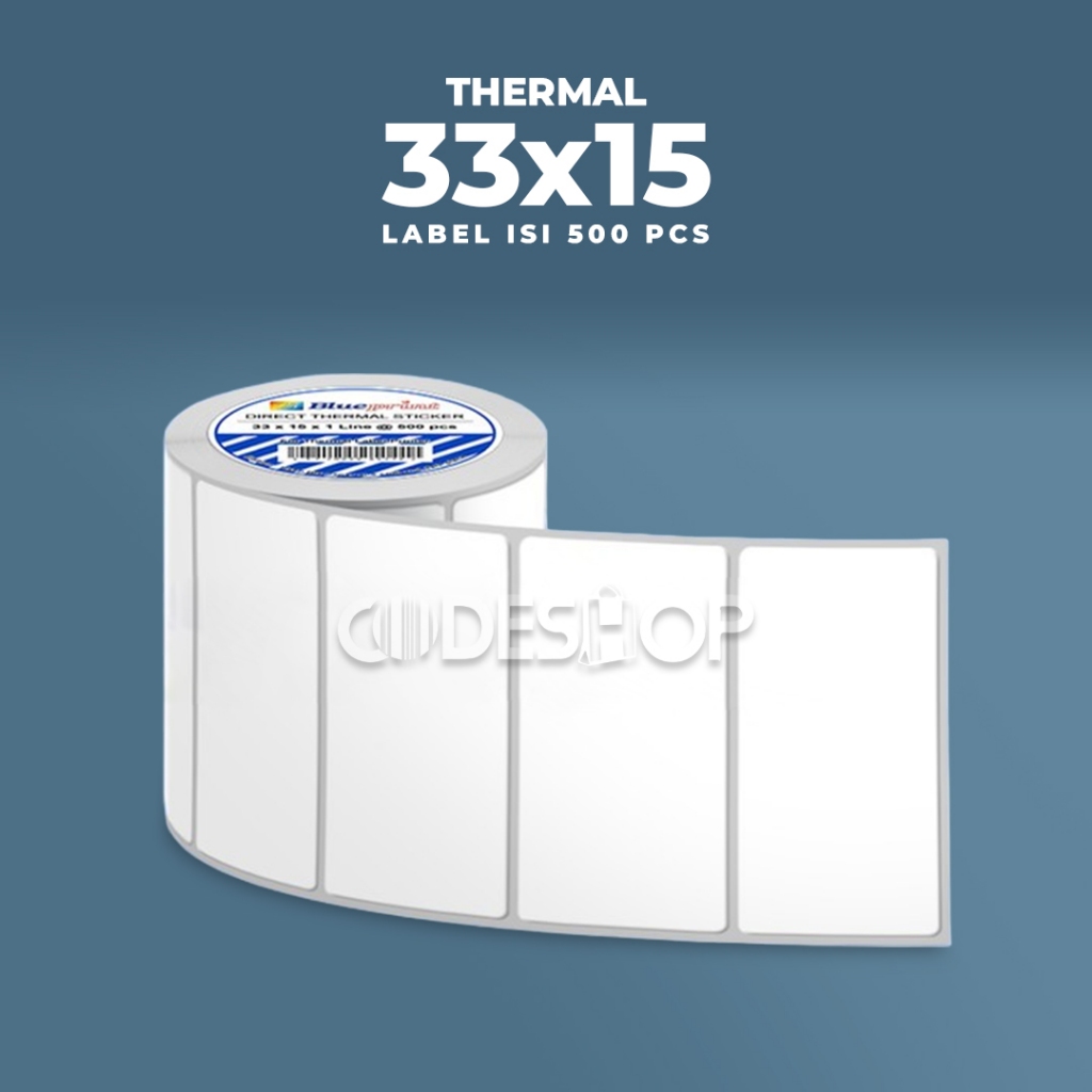 Blueprint Thermal Sticker Label 33x15mm 33x15 Bluetooth Printer 33x15mm ...