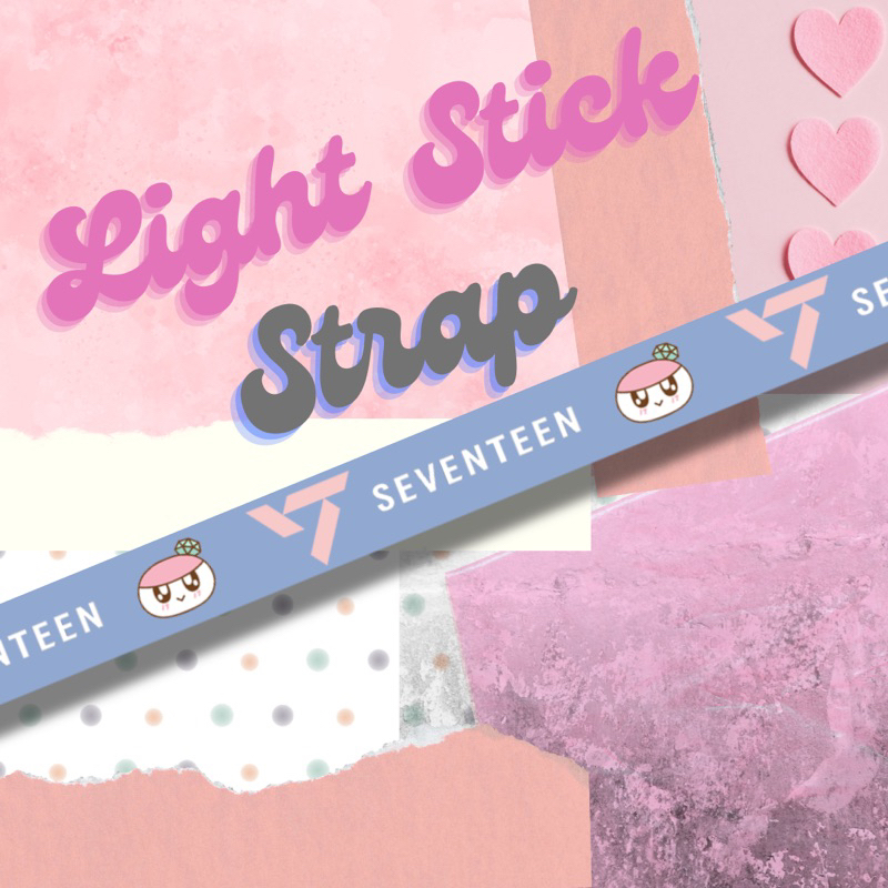 Seventeen Light Stick Strap/Bag Strap for Carat (Fanmade Merch | Shopee ...