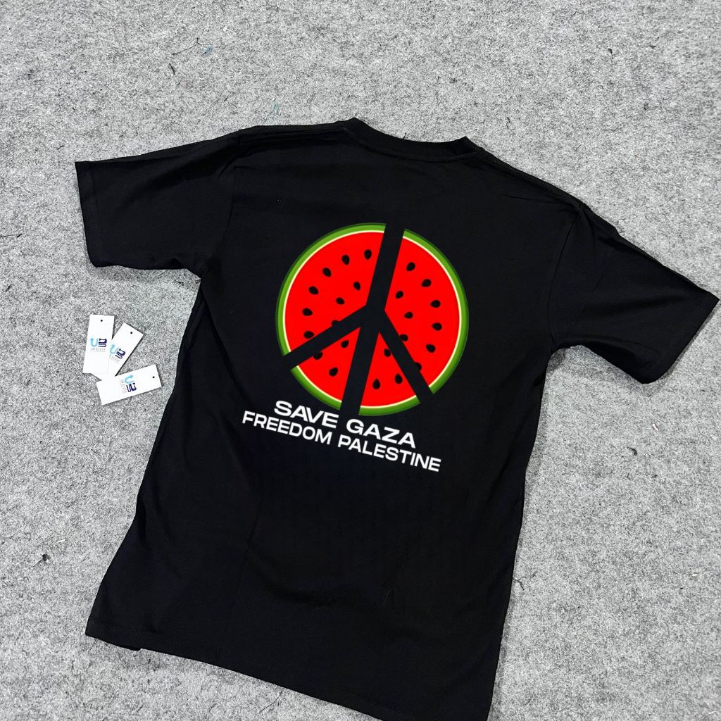 T-shirt Save Gaza Freedom Palestine Watermelon We Stand With Palestine ...