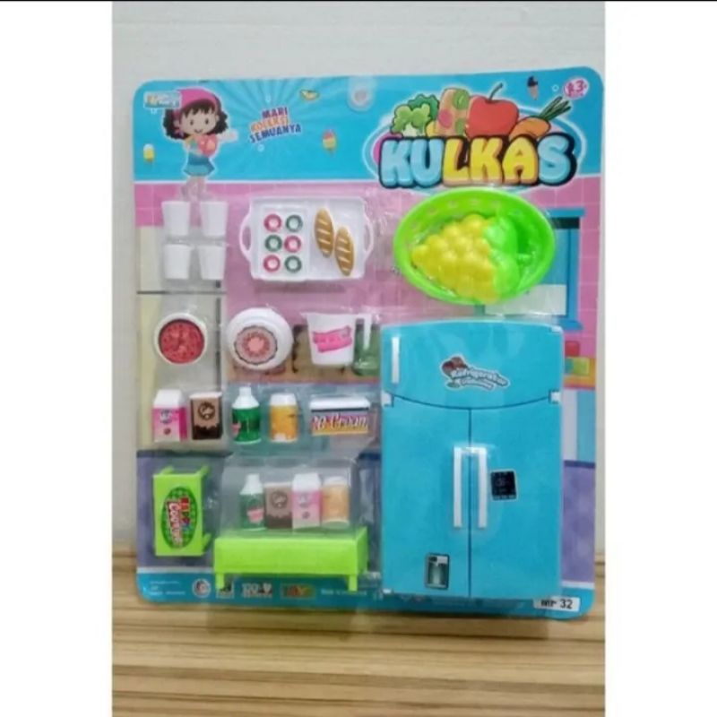 MF MK Fridge Toy set With Cake And Ice Cream Mf32/Fridge Toy set ...