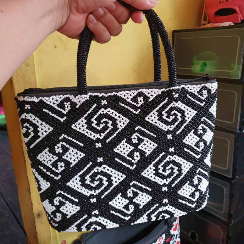 Kalimantan TIUNG MOTIF Bead Bag | Shopee Malaysia