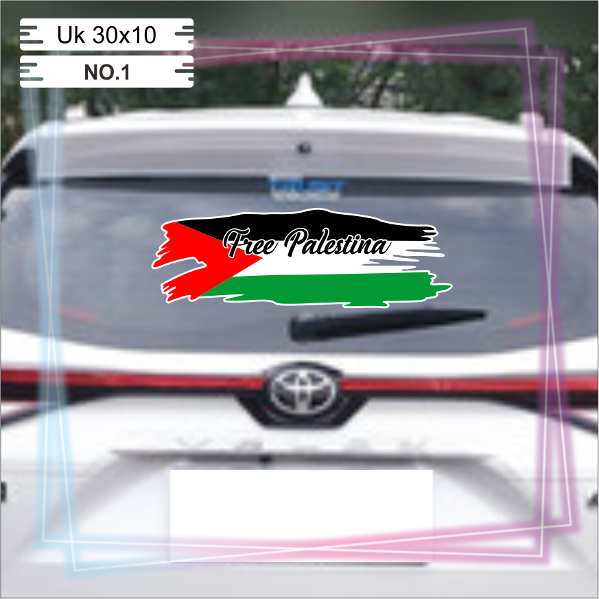 Free Palestine STICKER Car Glass STICKER Palestine Flag STICKER FREE ...
