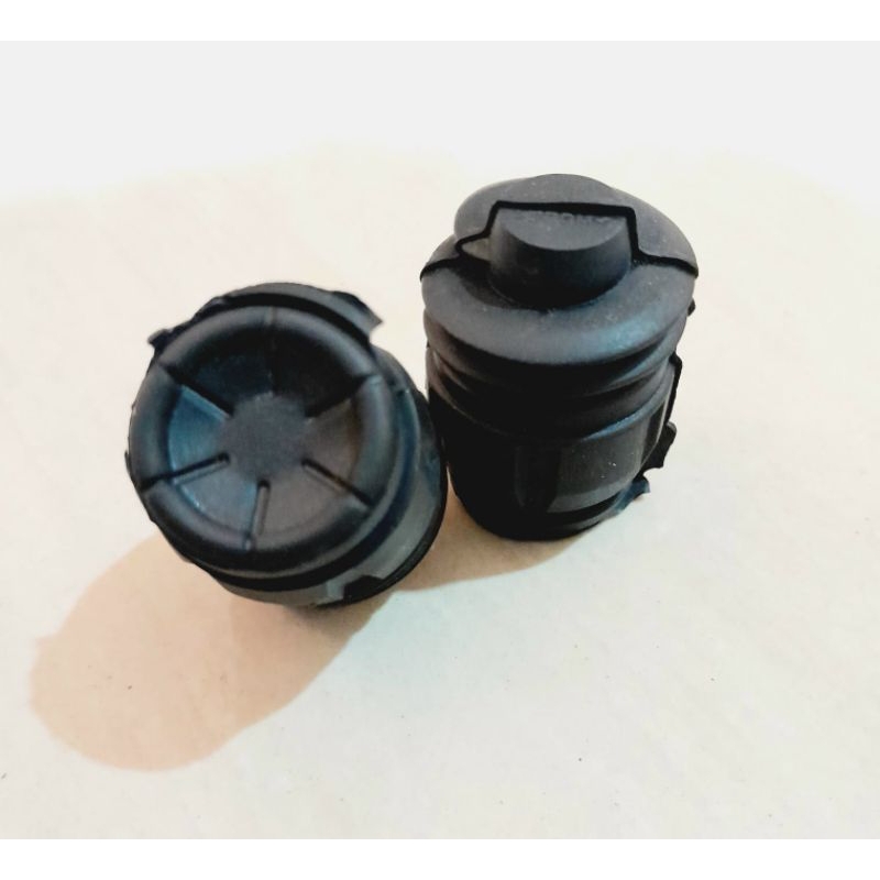 Original rear trunk door resistance stopper bearing threaded rubber ...
