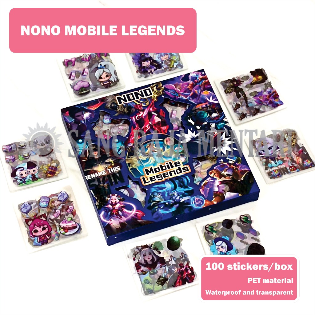 Momo NEW NONO Stickers Get A Box Of 100 Sheets Of NEW Models ...