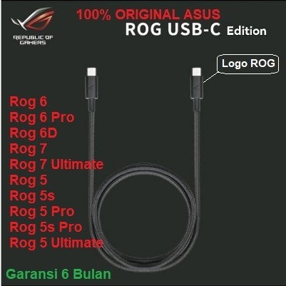 Asus Rog Phone 6 Rog 6d 6 Pro Rog 7 Ultimate Original Data Cable ...