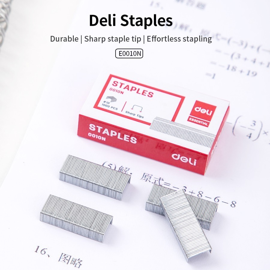 Fill Stapler DELI E0010N No.10 Refill Hekter Staples DELI | Shopee Malaysia