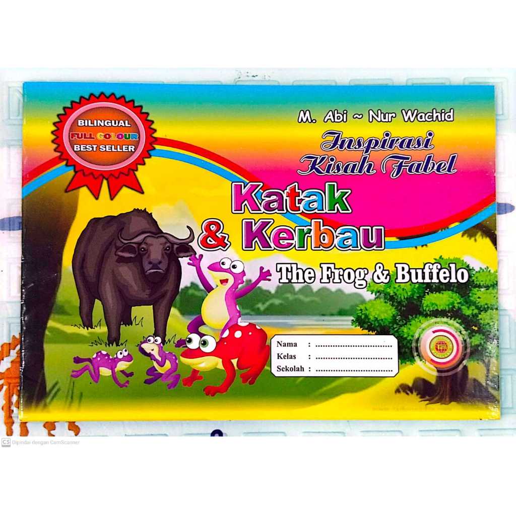 Inspiration Story Book Of frog & Buffalo Fable Story the frog & buffelo ...