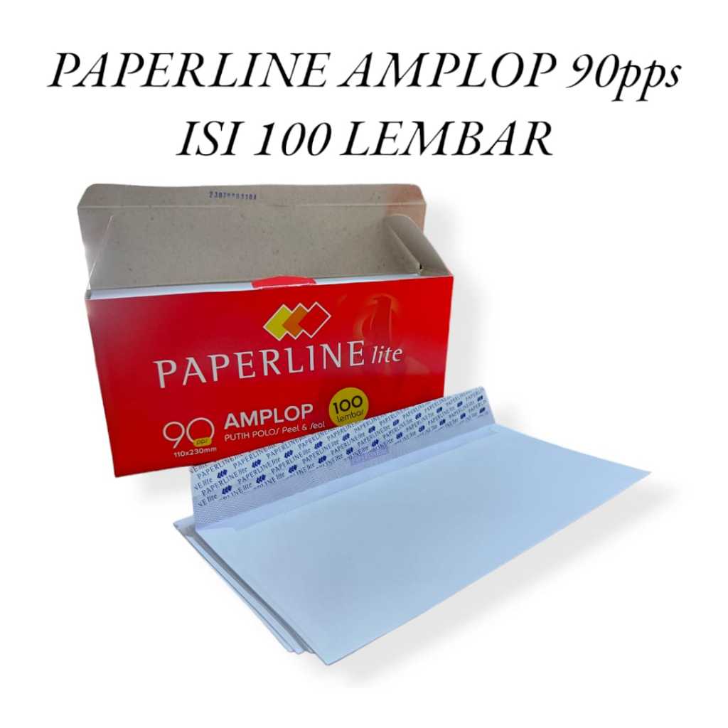 PUTIH As888 - Plain White Paper Envelope Paperline Lite 90 Pps 70 Gsm ...
