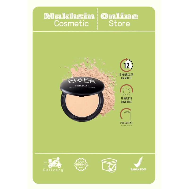 Make OVER MATTE POWDER FOUNDATION (solid POWDER) | Shopee Malaysia