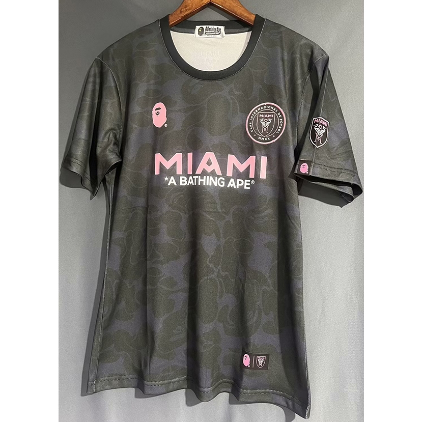 HITAM Jersey Inter Miami Special Edition Bape Black 2023/2024 Grade Ori ...